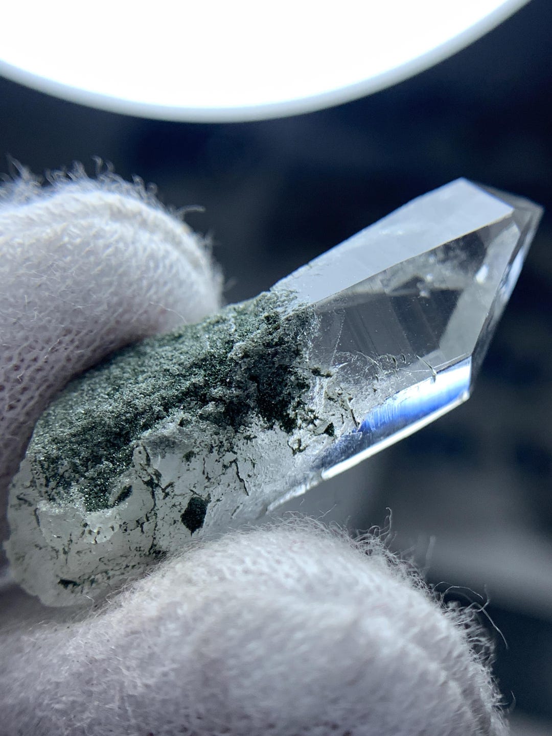 22.20 Crt’s Beautiful Natural Laser Quartz With Green Chlorite ...
