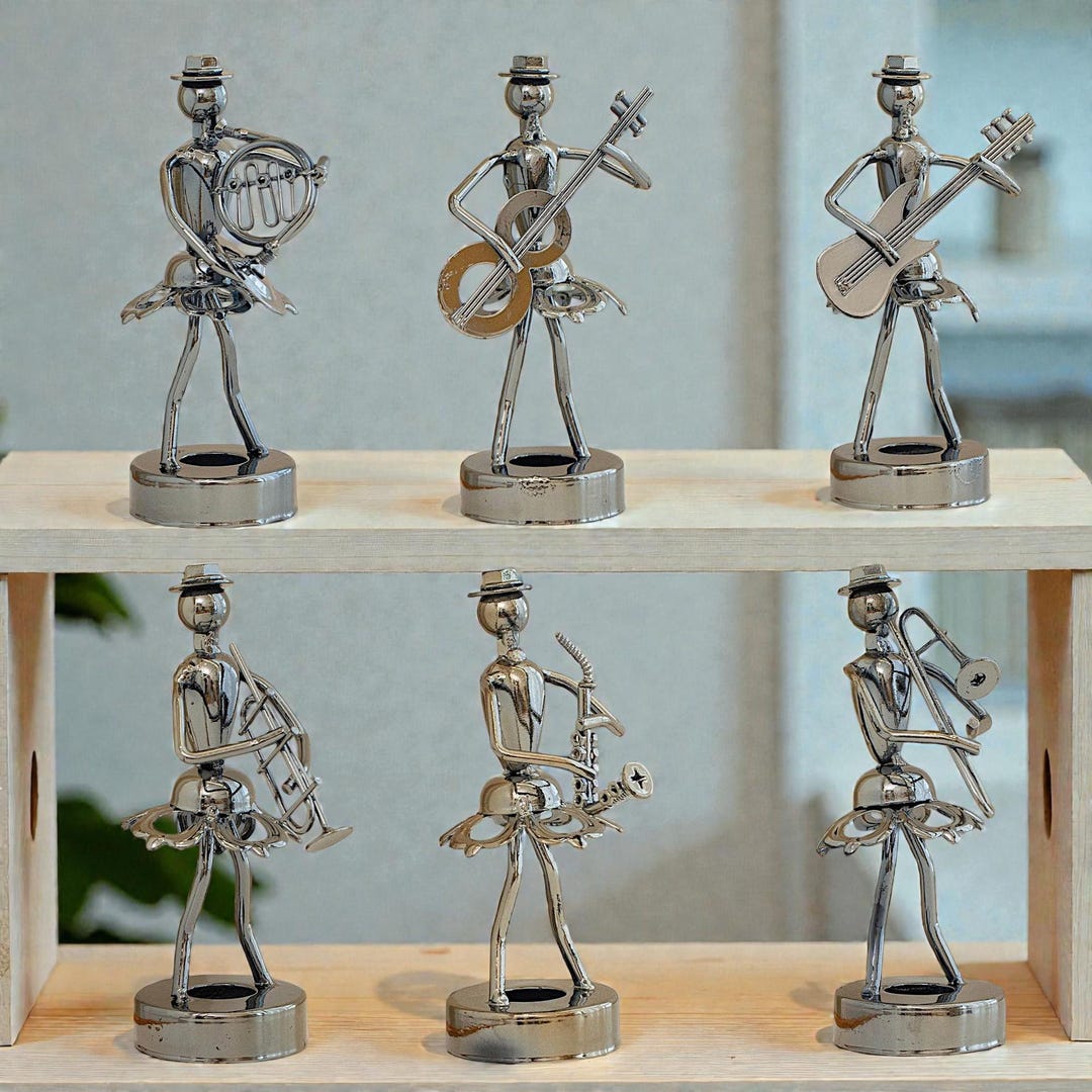 Iron Musical Instrument Set - Modern Music Decorations, Home Interior ...