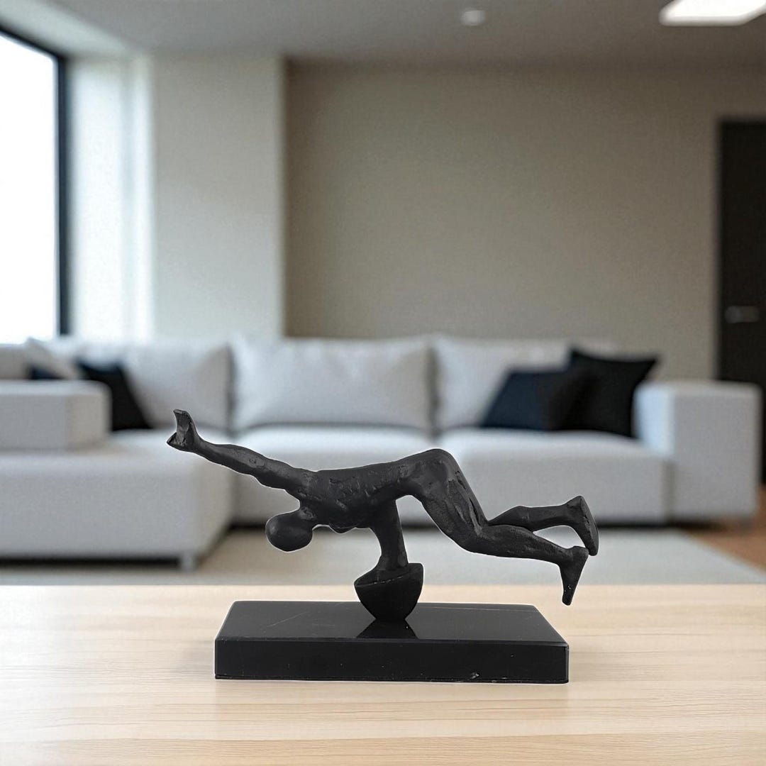 Metal Statue of an Athlete | Gift Statue | Gym Design | Workout ...