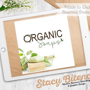 Organic Logo Natural Logo Soap Logo Shop Banner Bath Logo - Etsy