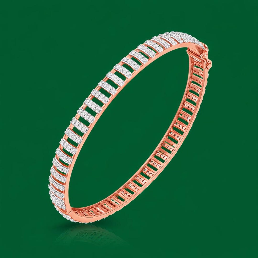 Celestia Glow – Minimal Rose Gold Charm Bracelet - Etsy