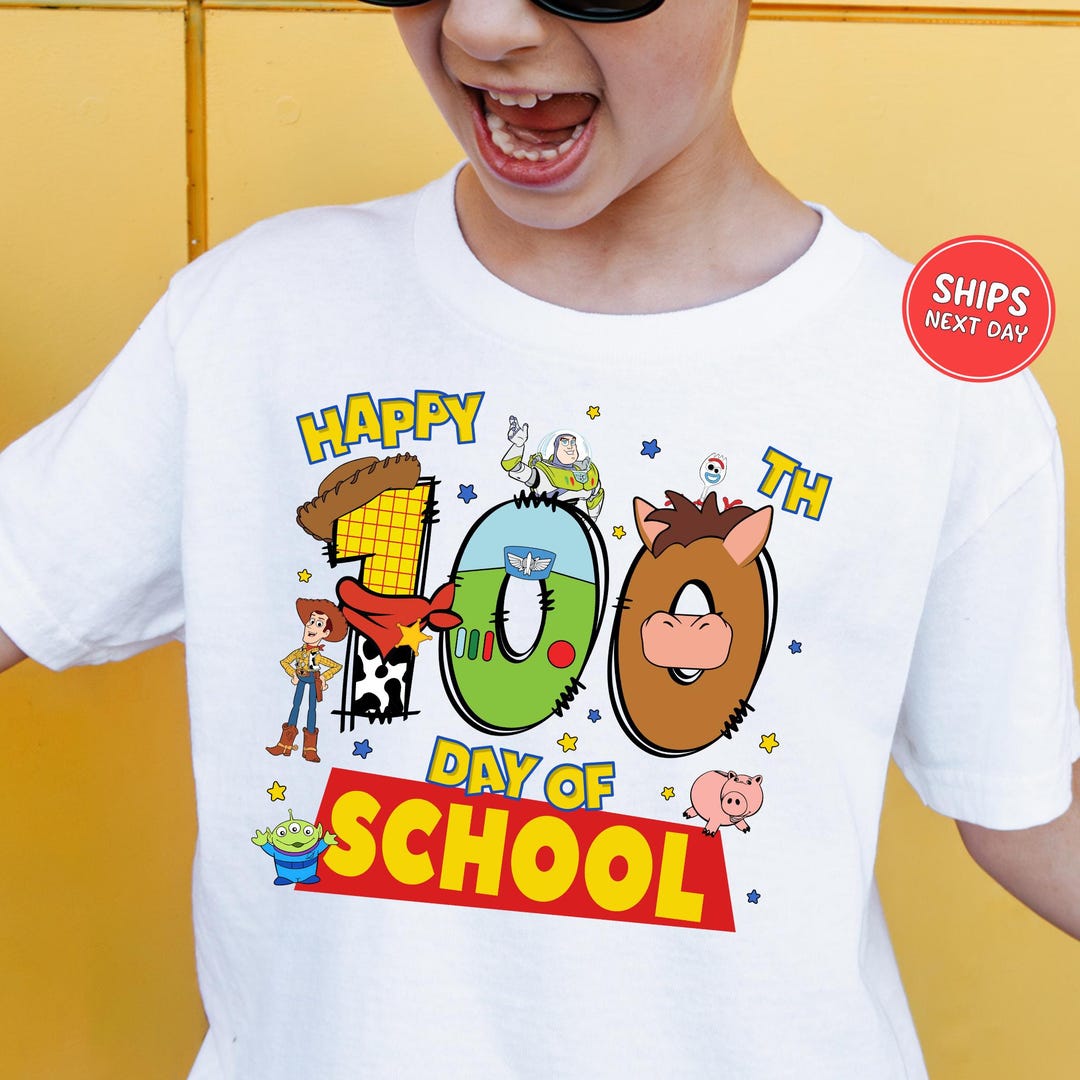 Toy Story 100 Days of School Shirt Disney Toys 100 Days of School Shirt ...