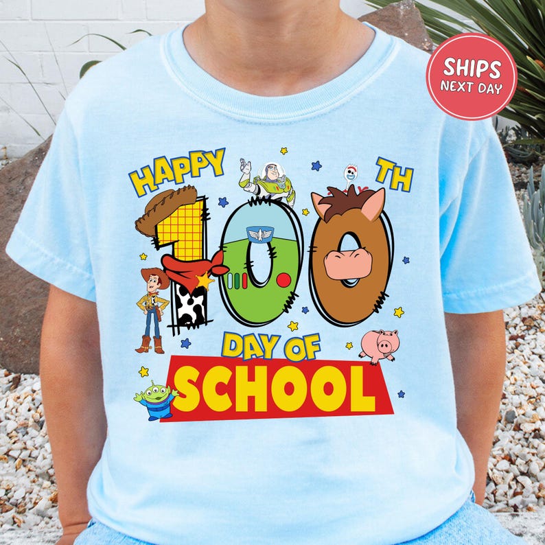Toy Story 100 Days of School Shirt Disney Toys 100 Days of School Shirt ...
