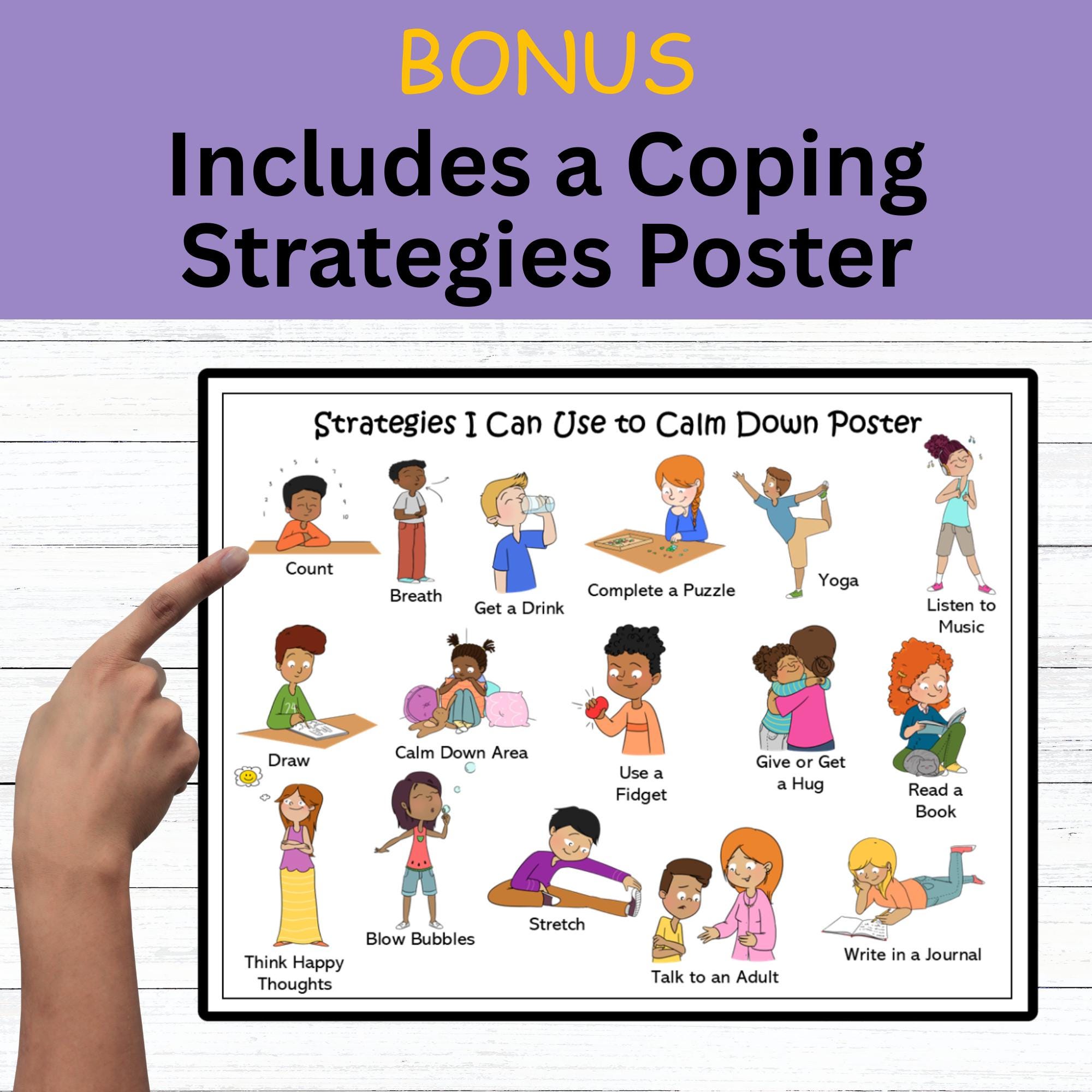 Managing Anger Social Story: Home & School Coping Strategies - Etsy