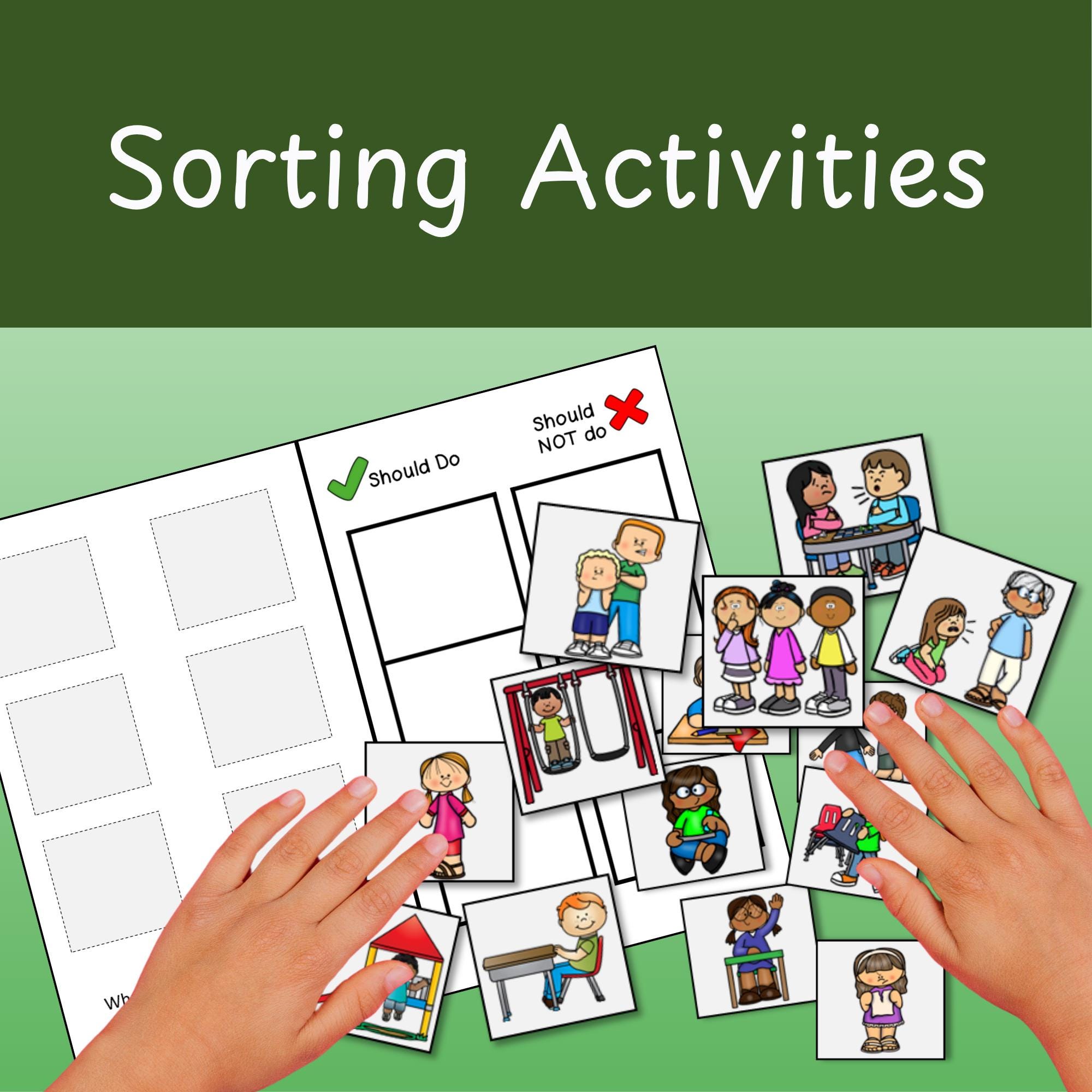 School Social Story: My Body Has Rules, Safe Behavior (digital Download ...
