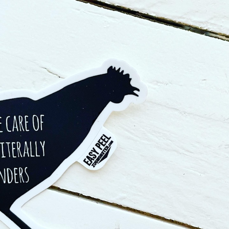 Funny Chicken Sticker – Chicken Tenders Humor, Waterproof Vinyl - Etsy