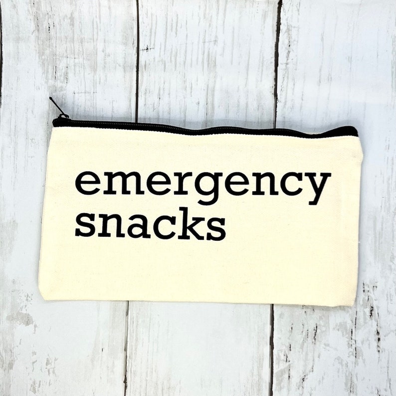 Emergency Candy or Snacks Zipper Pouch - Etsy