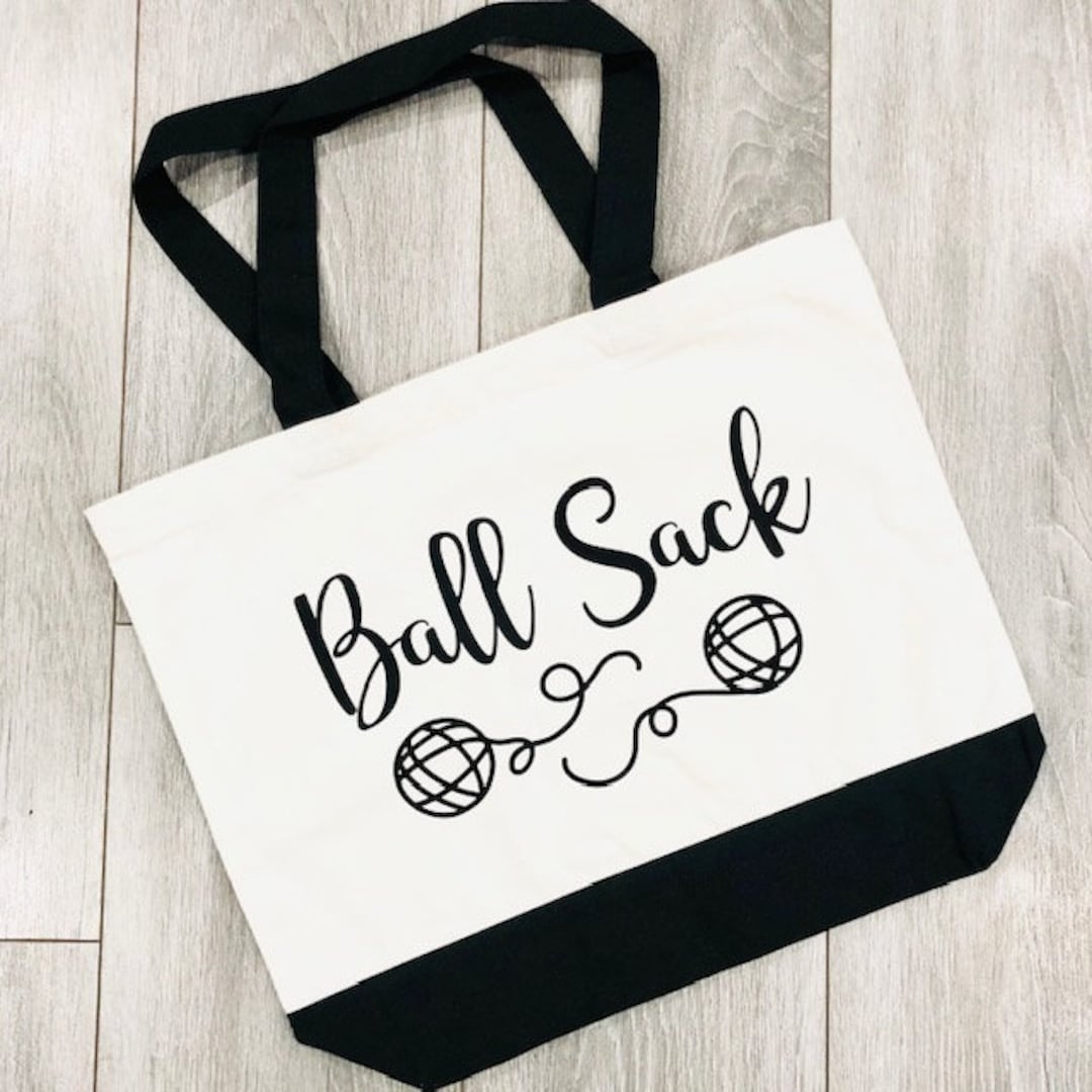 Ball Sack Canvas Tote Bag - Etsy