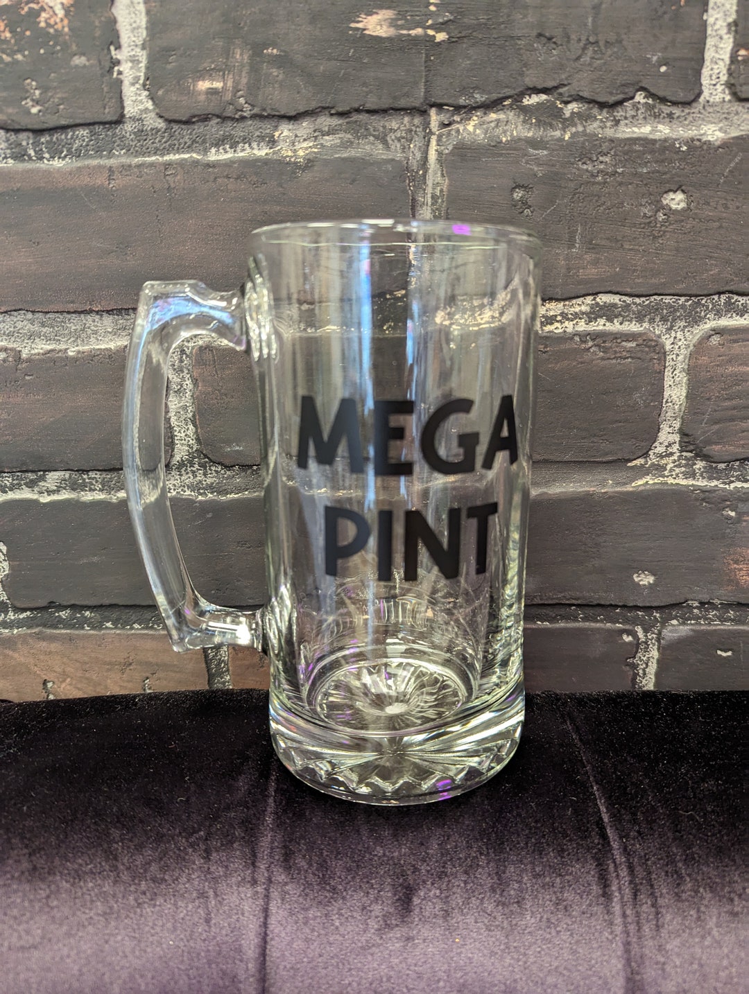 Mega Pint, Johnny Depp Quote, 32oz Glass Beer Mug - Etsy