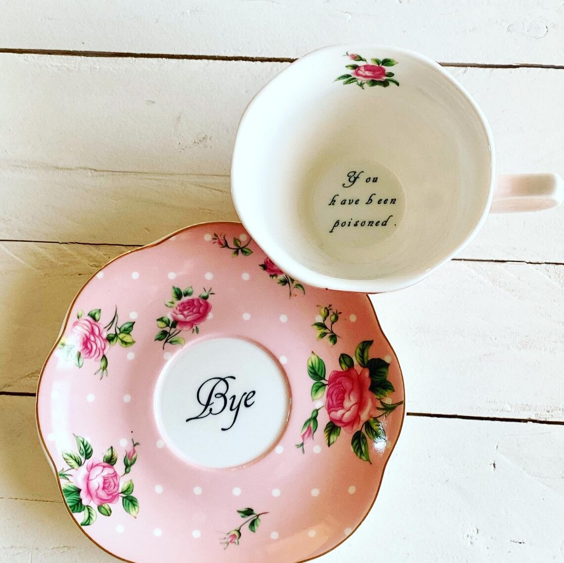 You've Been Poisoned Tea Set Includes Cyanide Teapot | Etsy