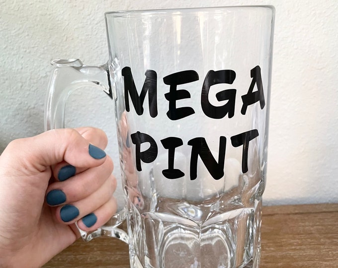 Mega Pint Johnny Depp Quote 32oz Glass Beer Mug - Etsy