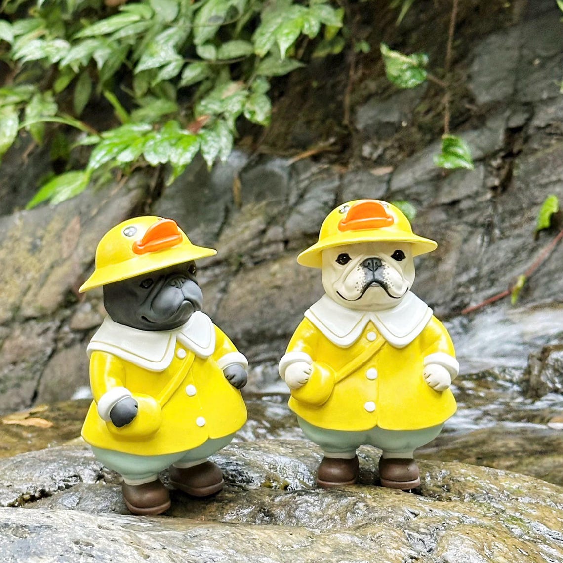 Handmade French Bulldog Figurine • Ceramic Frenchie Statue • Desk ...