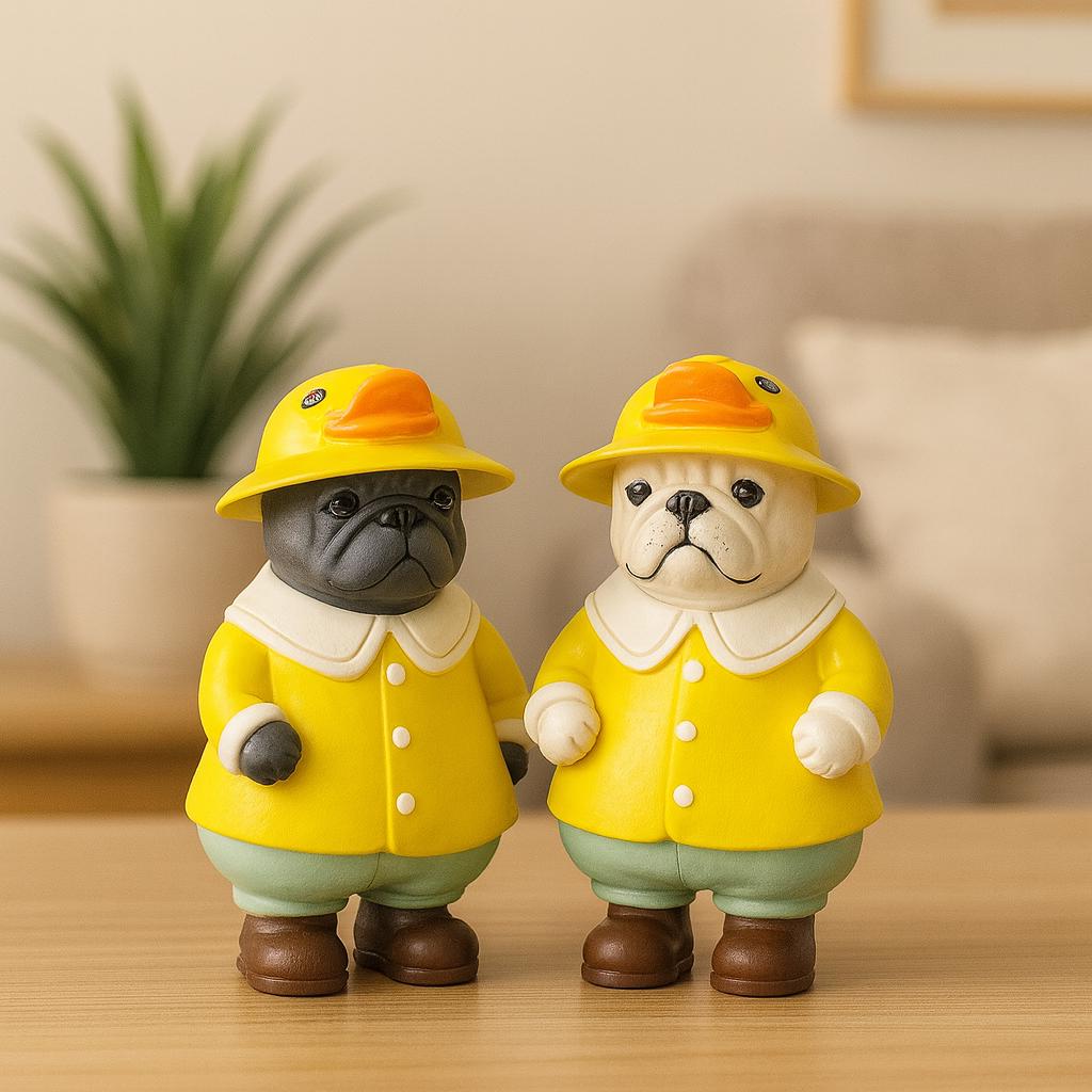 Handmade French Bulldog Figurine • Ceramic Frenchie Statue • Desk ...