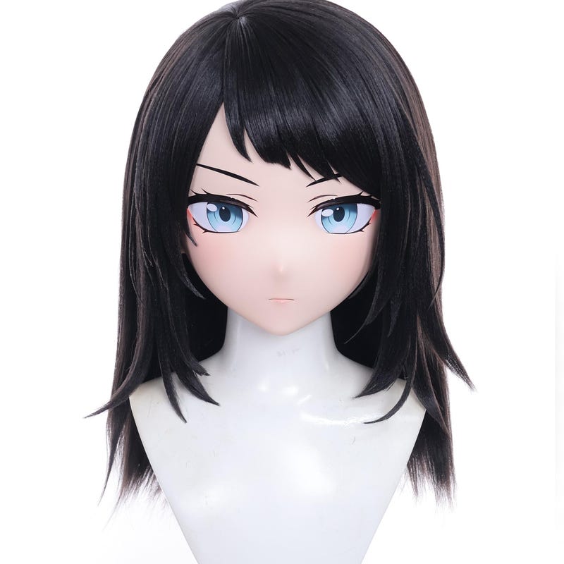 Anime Girl Mask Head - Etsy