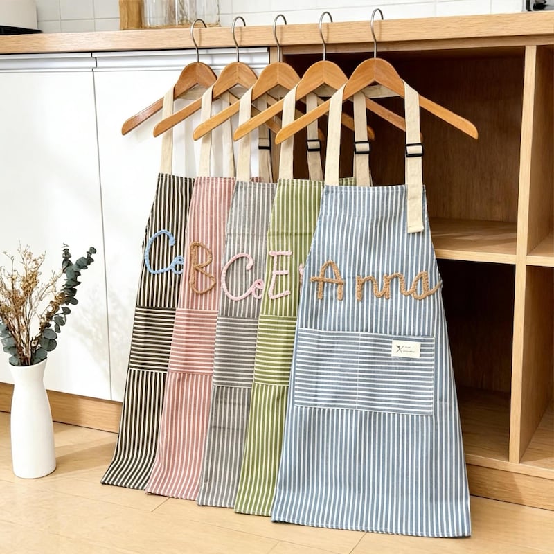 Embroidered Hand Apron - Etsy UK