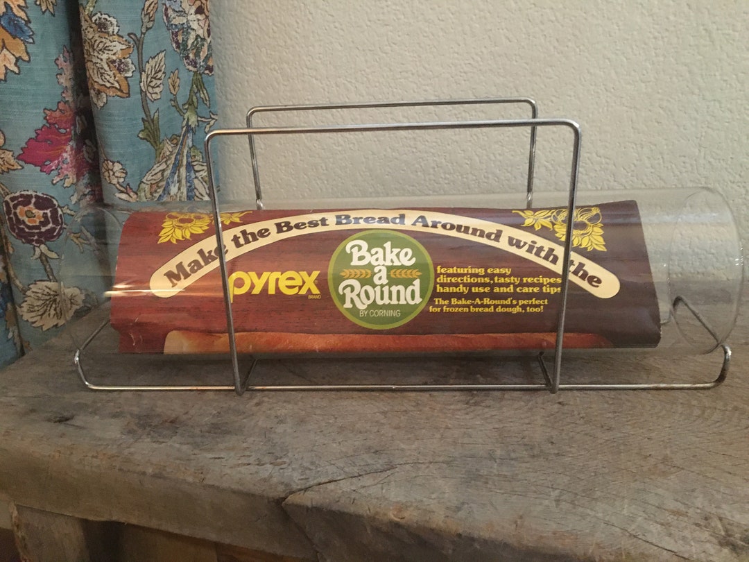 Vintage Pyrex Bake A Round Bread Baker Glass Loaf Pan - Etsy