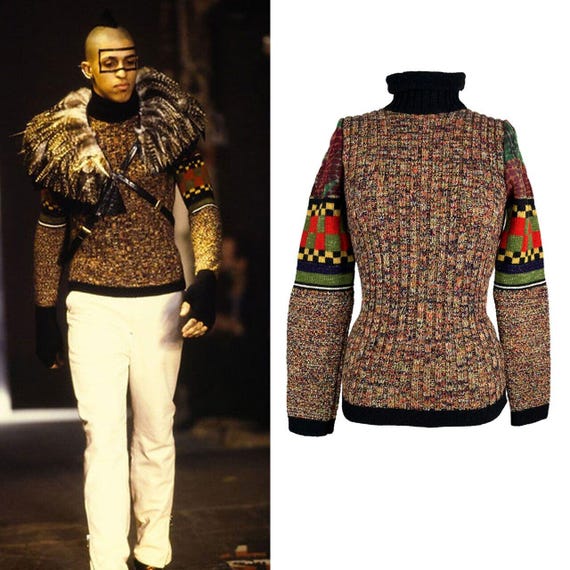 Jean paul gaultier 90s knit sweater - Gem Jean paul gaultier 90s knit sweater - Gem