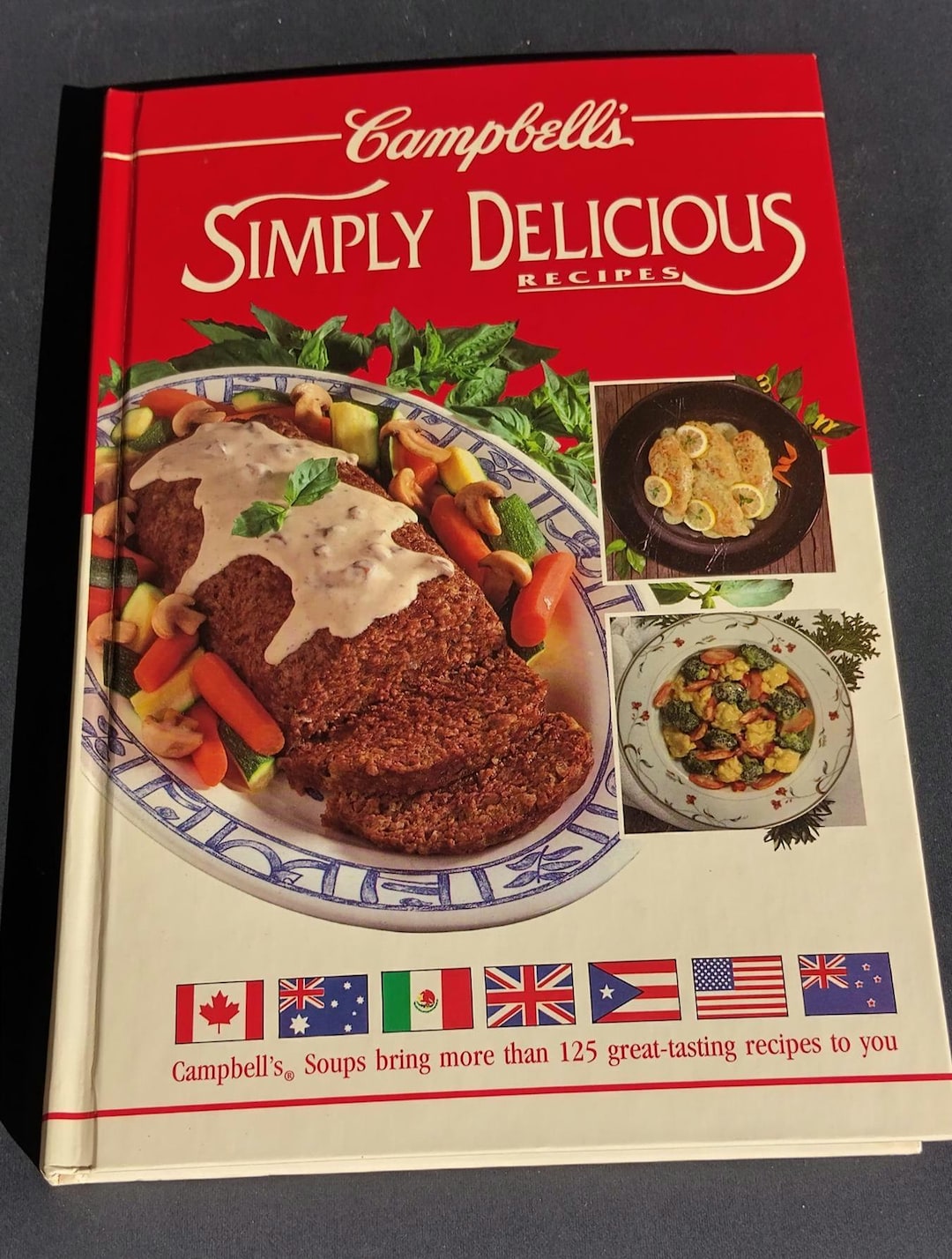 Campbell's Simply Delicious Recipes Vintage Hardback Cookbook 1992 - Etsy
