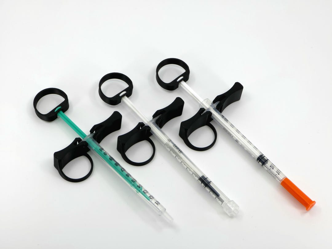Syringe Aspiration and Grip Sets – 3x Snap-on for 1ml Syringes | Fits ...