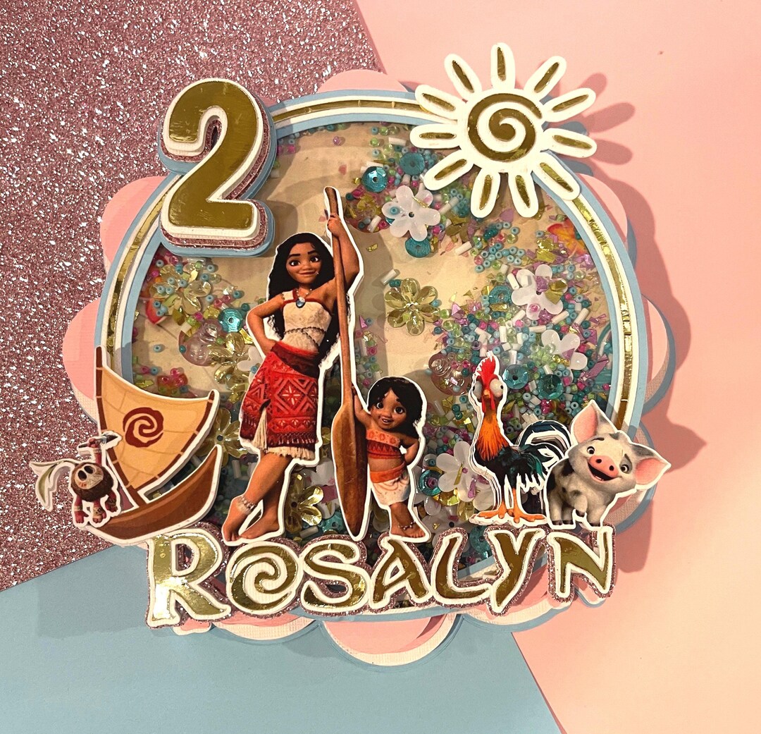 Moana Cake Topper - Etsy