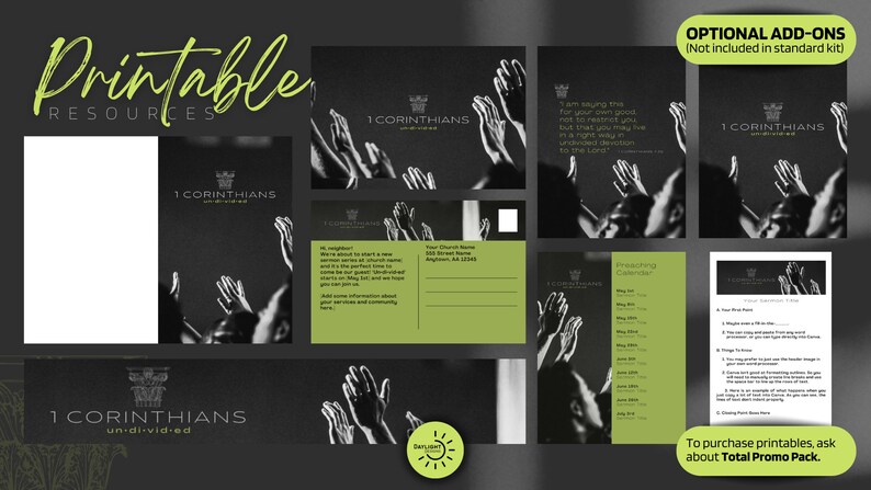 1 Corinthians undivided 32-piece Sermon Series Kit Edit for FREE With ...