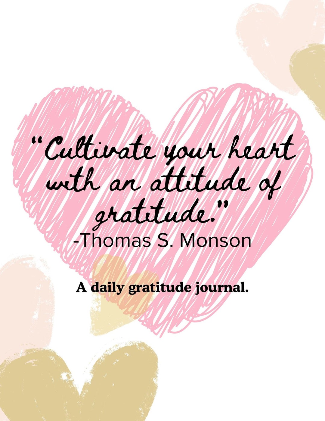 7 Day Gratitude Journal Printable PDF - Etsy