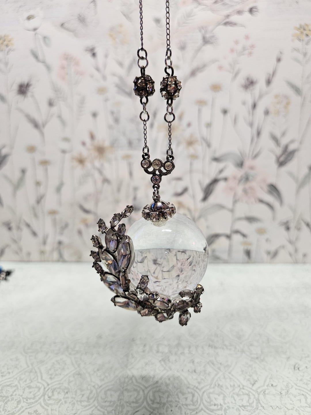 Labyrinth Inspired Jareth and Sarahs Orb of Love Acrylic Necklace ...
