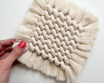 Digital Macrame Coaster Pattern PBA02 Instant Download - Etsy