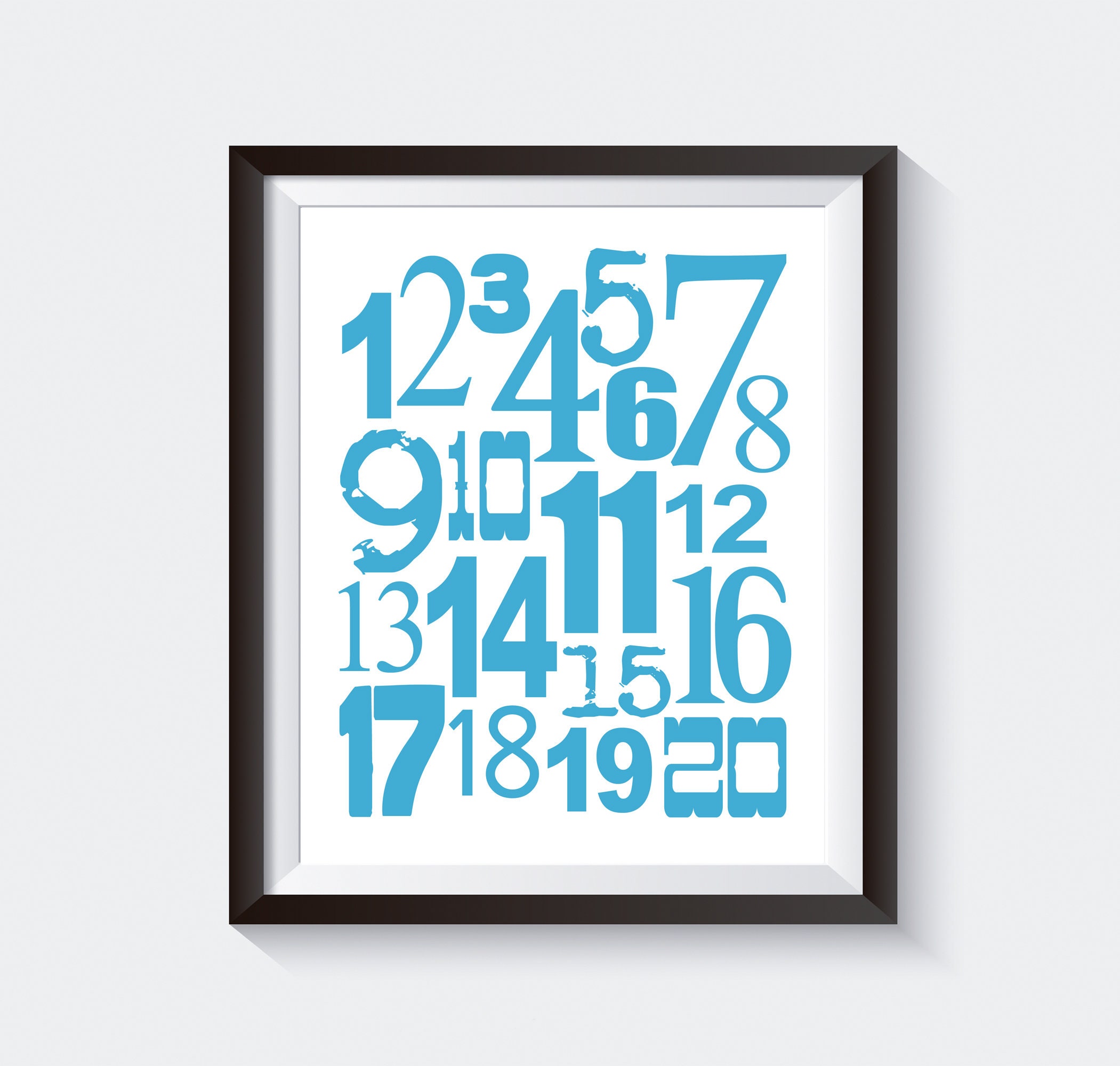 Alphabet Wall Art. ABC Wall Art. Alphabet Typography. Alphabet Art ...