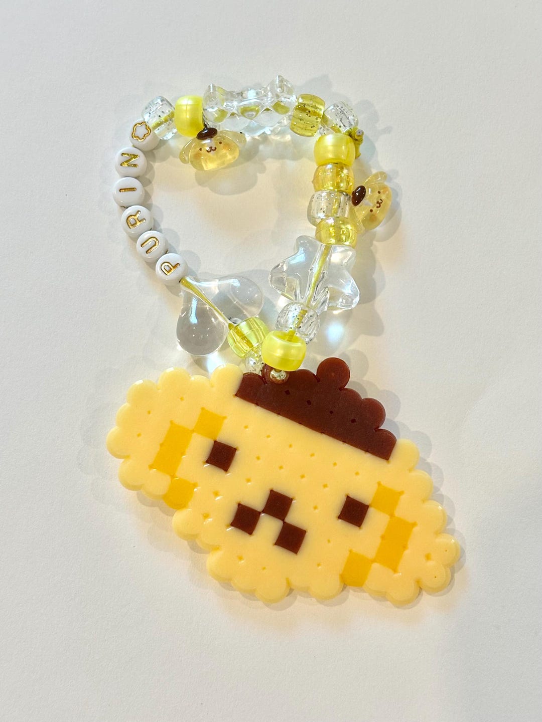 Pompompurin Perler Bracelet - Etsy