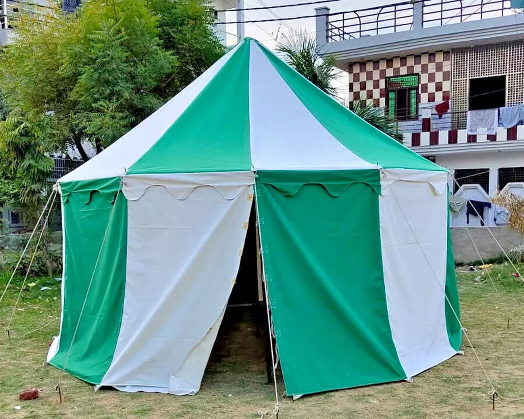Medieval Pavilion Tent, Round Tent – LARP, Reenactment, Renaissance ...