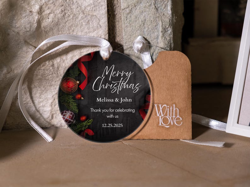 Personalized Logo Ornament: Custom Christmas Ornaments, Business Gift ...