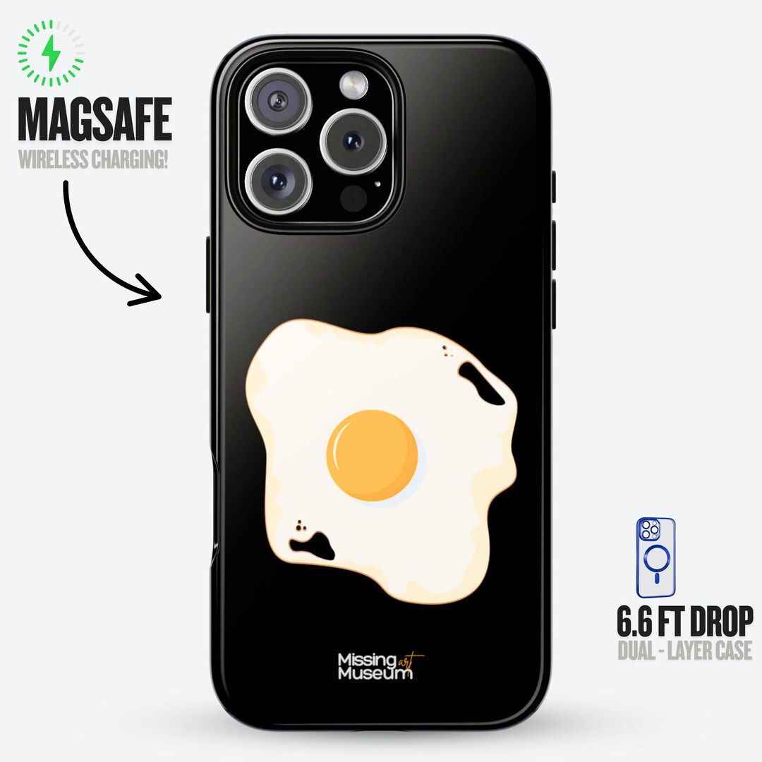 EGG Food Phone Case Food Art for iPhone 17 16 15 14 13 Pro Max Samsung ...