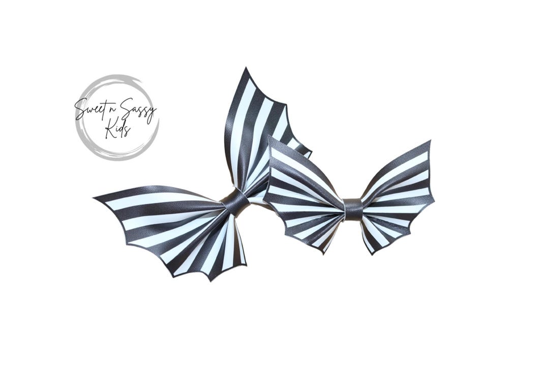 Bat Bow, Bat Costume Bow, Bat Piggies, Bat Pigtail Bows, Halloween Bat ...
