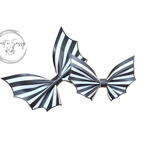 Bat Bow, Bat Costume Bow, Bat Piggies, Bat Pigtail Bows, Halloween Bat ...