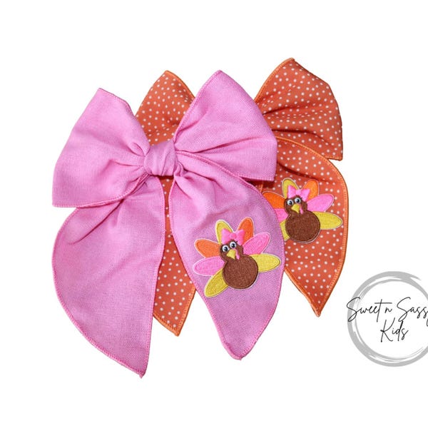 Thanksgiving Bows - Etsy