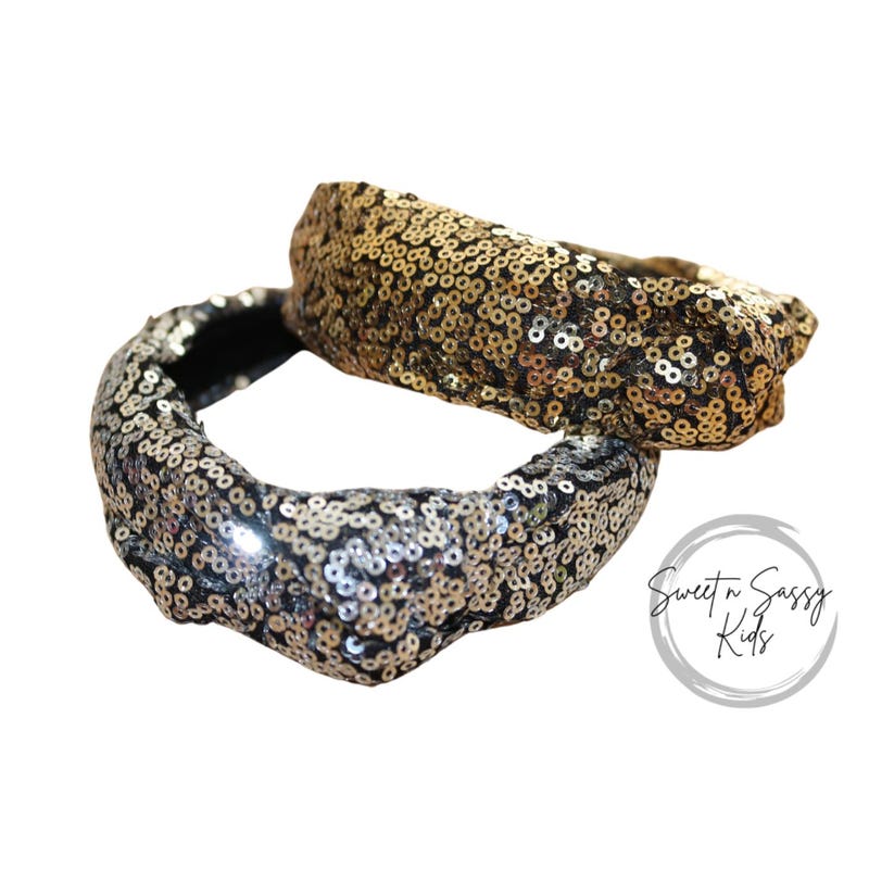 Sequin Headband - Etsy