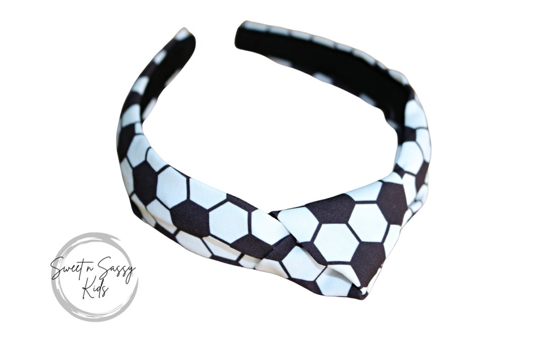 Soccer Headband, Top Knot Headband, Hard Headband, Hair Accessories ...