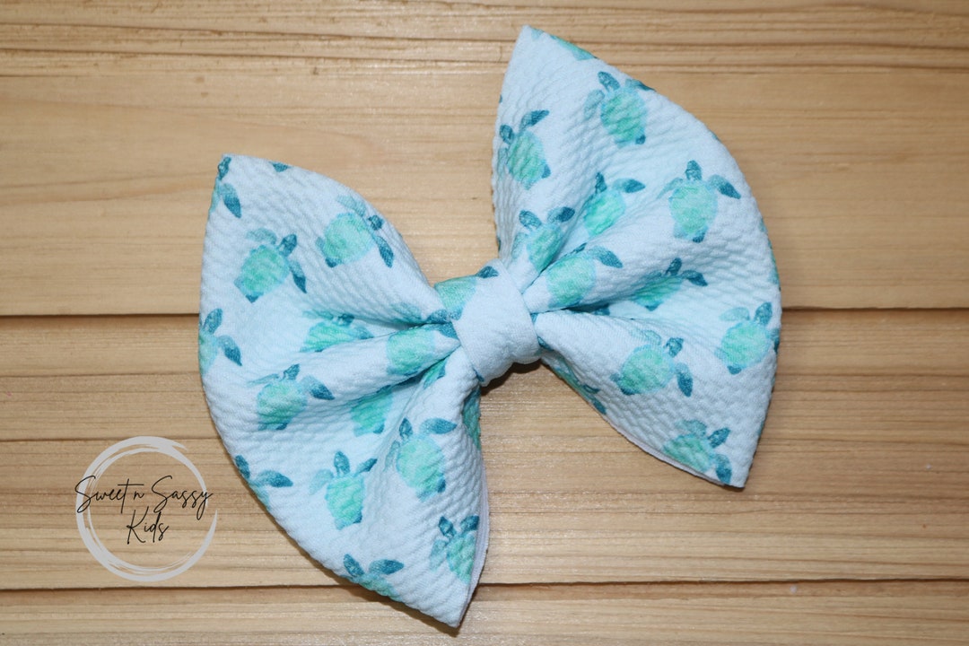 Sea Turtle Bow 5 Inch Bow Bullet Bow Turtle Bow Aquarium - Etsy