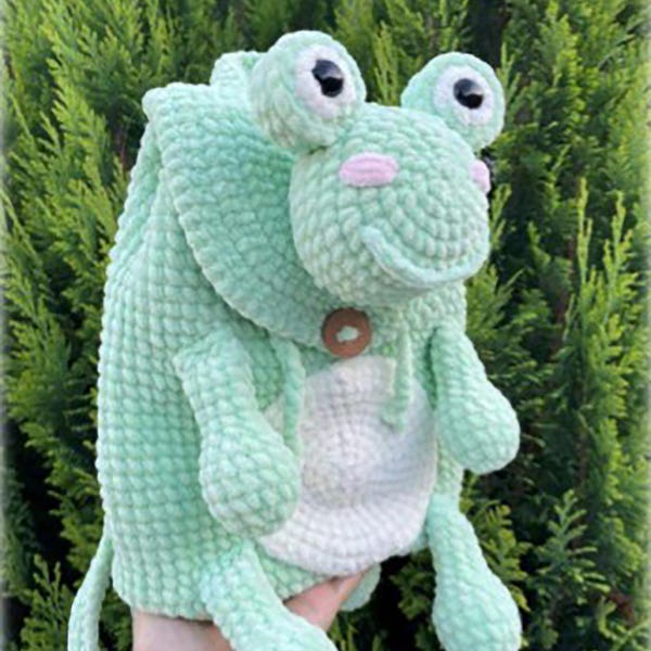 Frog Backpack - Etsy