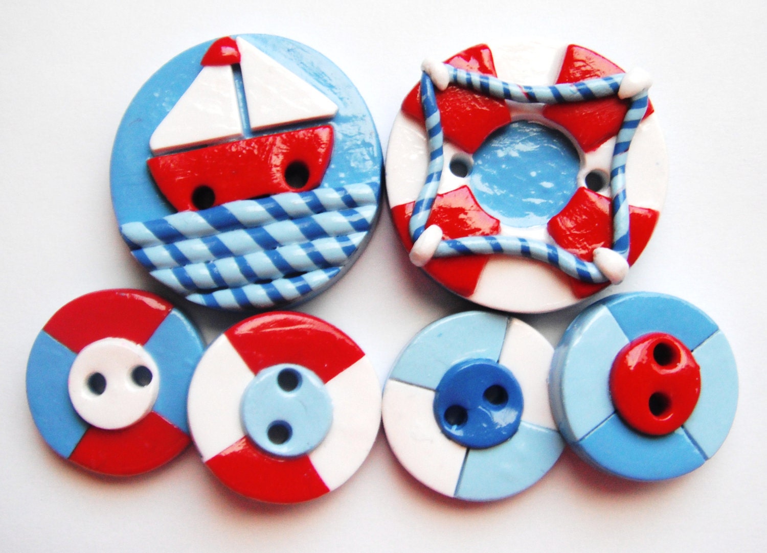 Button Ahoy Handmade Handmade Polymer Clay Buttons 6 - Etsy