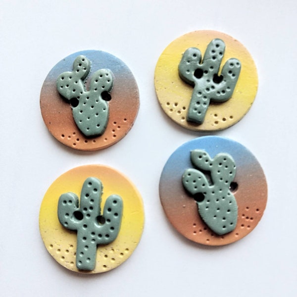 Clay Cactus - Etsy