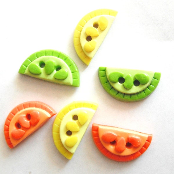 Fruit Buttons - Etsy