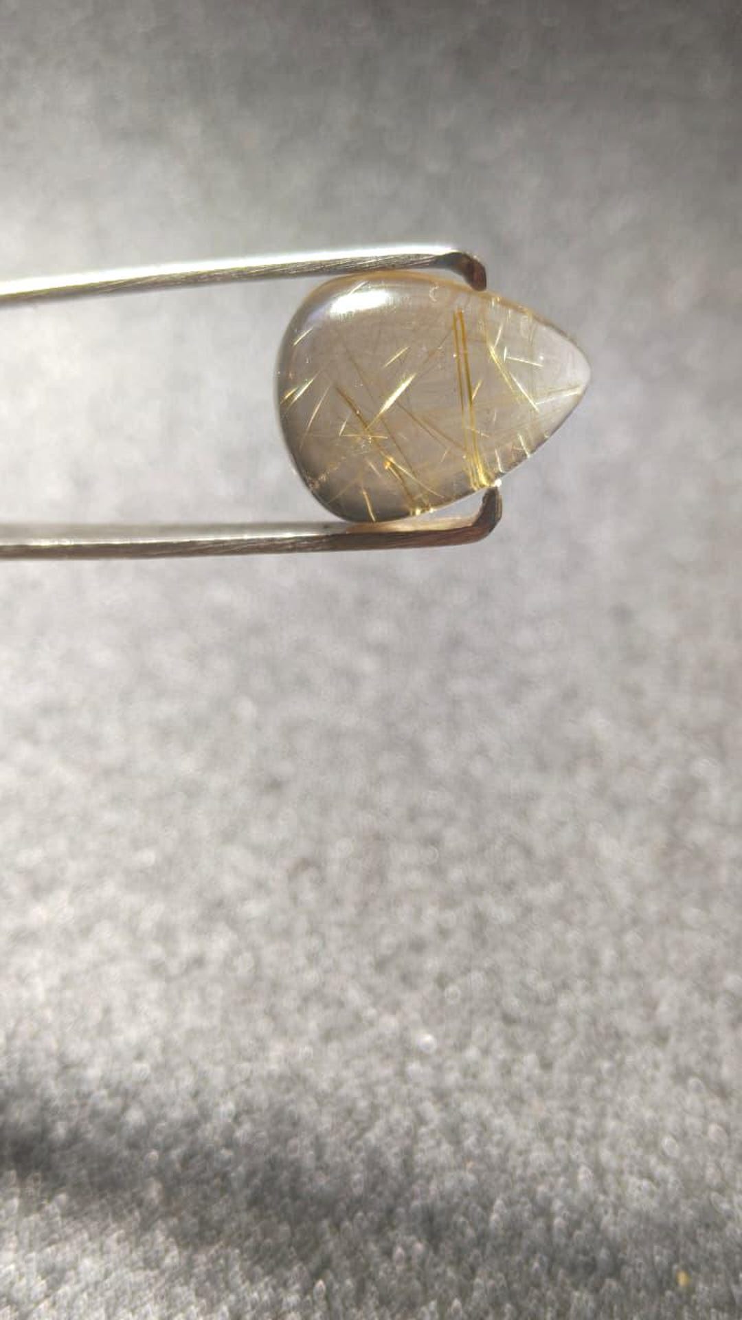Pear Golden Rutile Cabochon: Transparent Gemstone, 15.00 Cts - Etsy