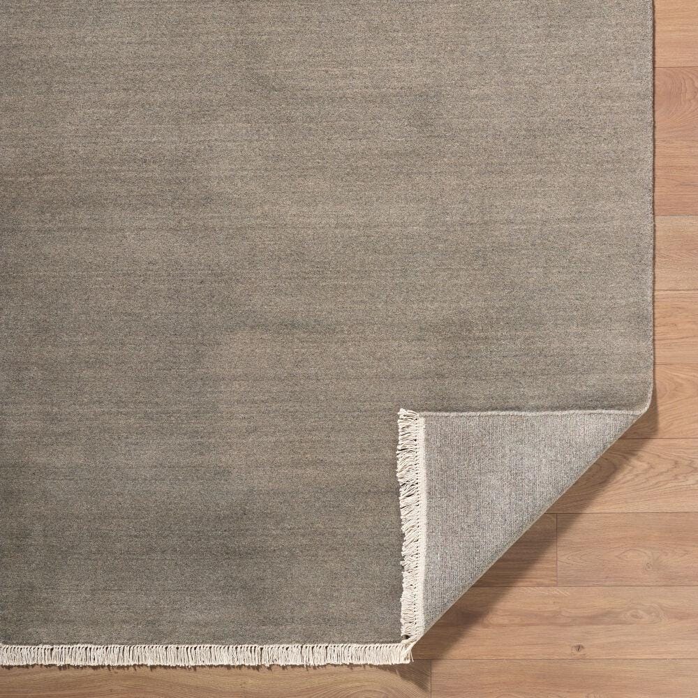 10x16 Handloom Solid Grey Colour Handmade Wool Rug for Different ...