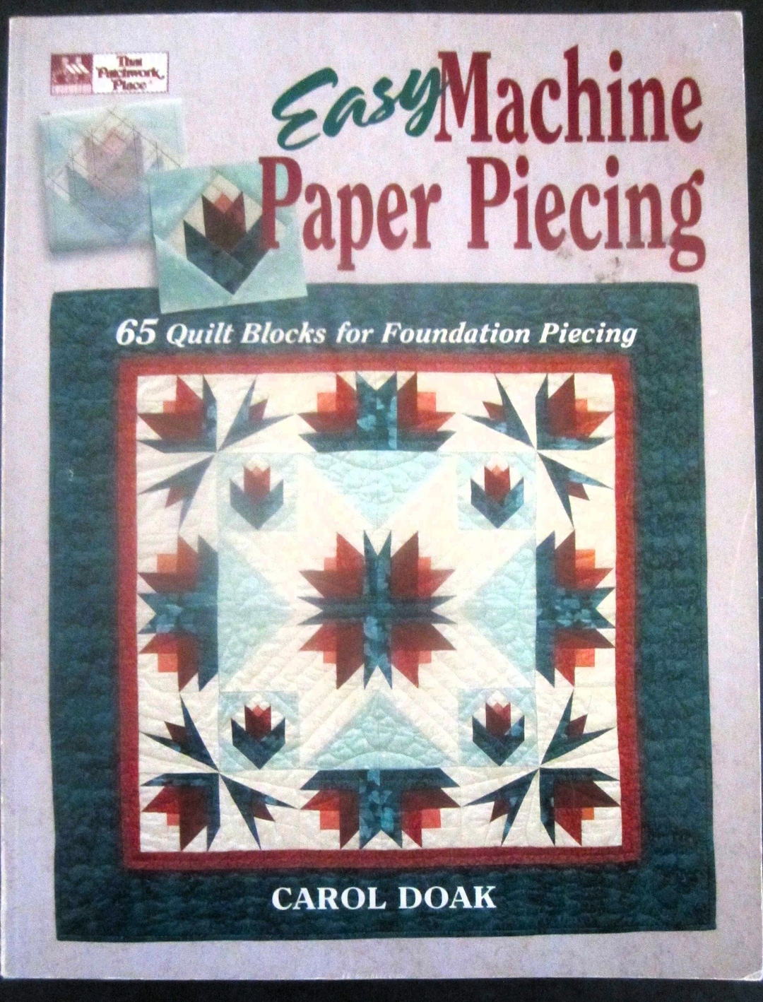 PAPER PIECING Carol Doak 65 Quilt Blocks for Foundation Piecing C.1994 ...