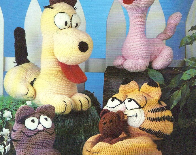GARFIELD CROCHET DESIGNS Soft Toys Croched With Knitting Worsted - Etsy