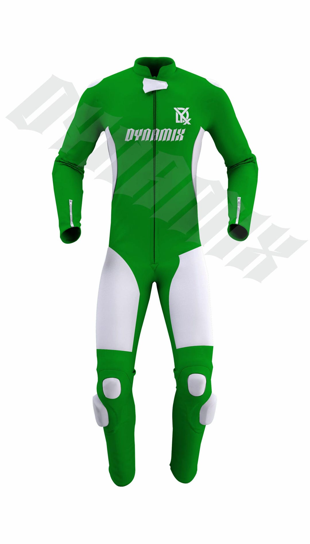 Personalized/custom Made Cowhide Leather Green and White Motorcycle ...
