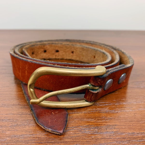Soft Leather Belt - Etsy