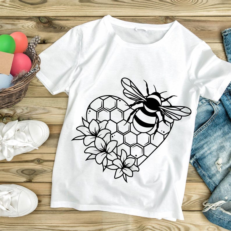 Honey Bee SVG Bundle , Cute Bee Clip Art, Bumble Bee Silhouettes ...